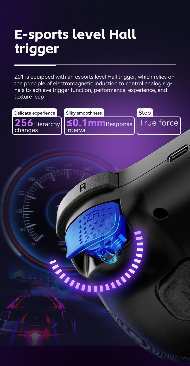 Wireless Mini Dual Hall Gamepad PC Game Controller for ROG Ally PC ...