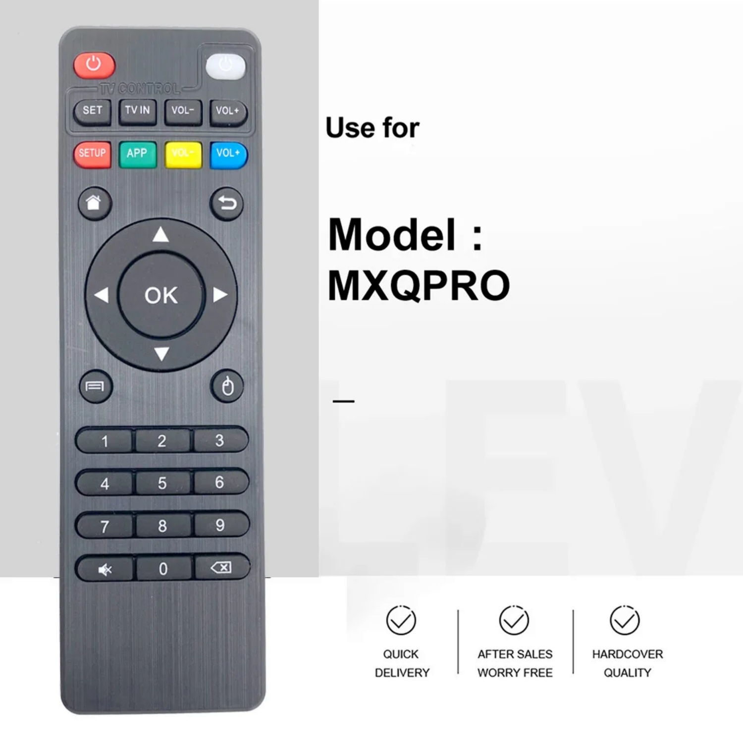 New Remote (2 PCS) for MXQ (Amlogic S805/S905), MXQ 4K, MXQ Pro, MXQ ...