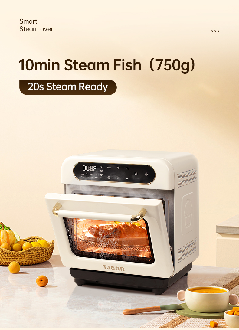 TJean Steam Oven Multifunctional Household Steam Air fryer Oven（12L ...