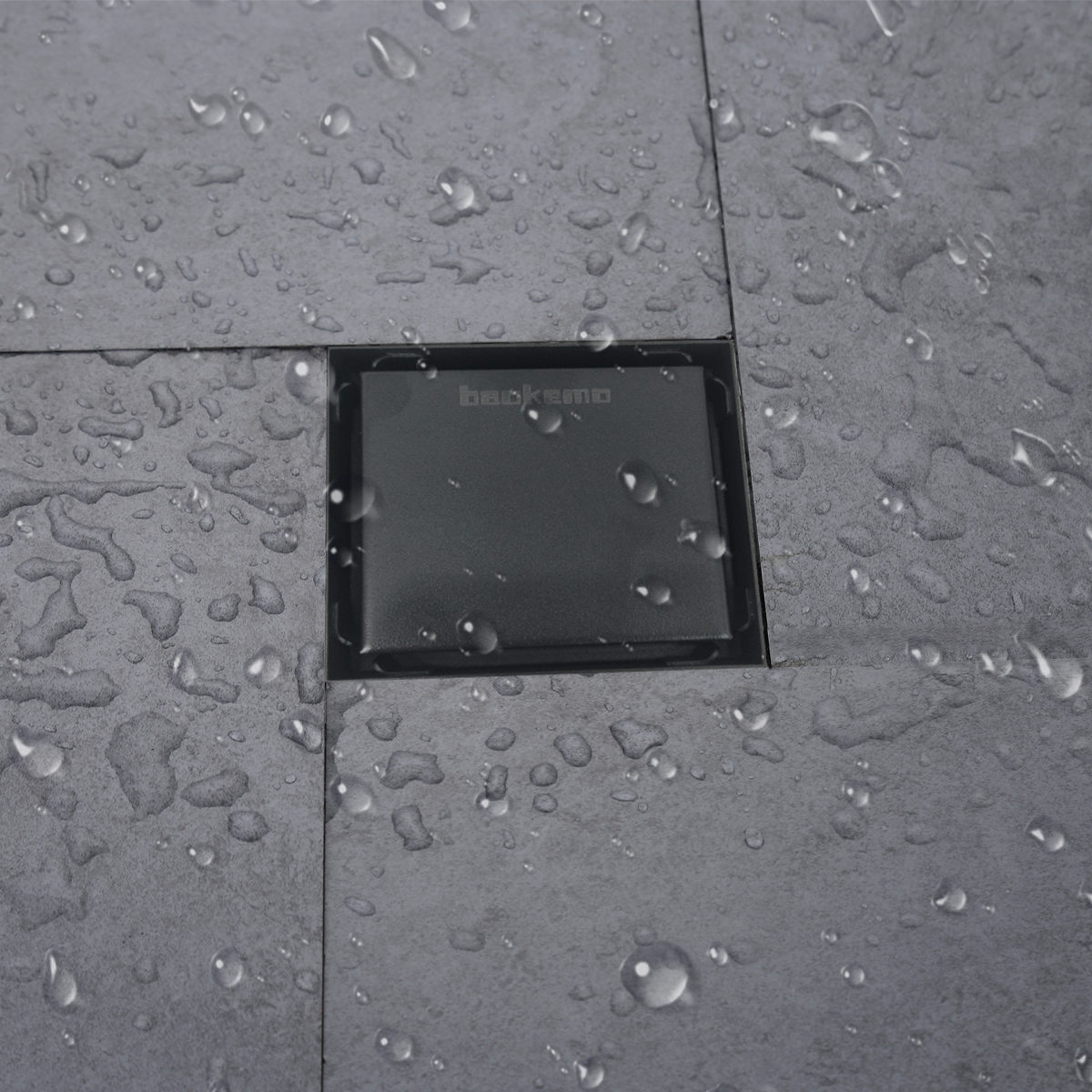 BAOMEMO Hidden Square Floor Drains SUS304 Stainless Steel Shower ...