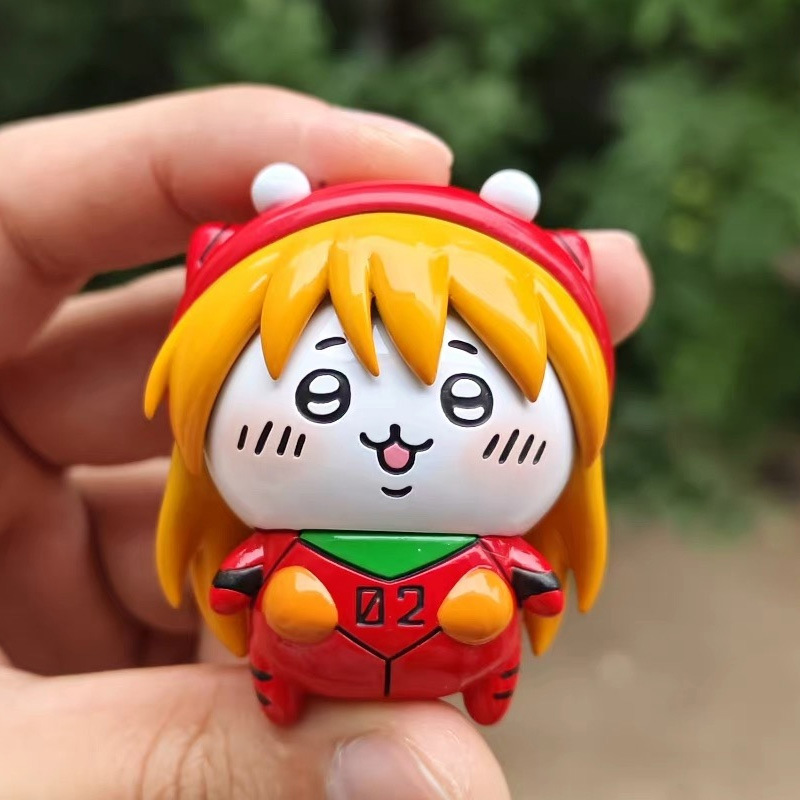 5cm Cute Chiikawa Anime Figure Neon Genesis Evangelion EVA Ayanami Rei ...