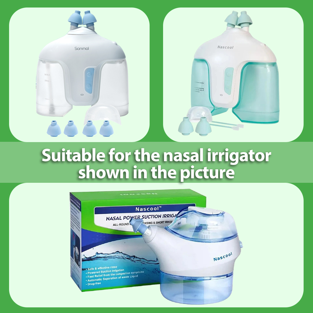 Sonmol Nascool Saline Packets, Premixed Salt Packets for Nose Wash ...