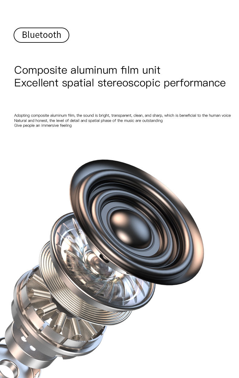 GT208 Earbuds Open-Ear Bluetooth 5.4 Earphones Premium Comfort Secure Ear-Hugging Fit High ...