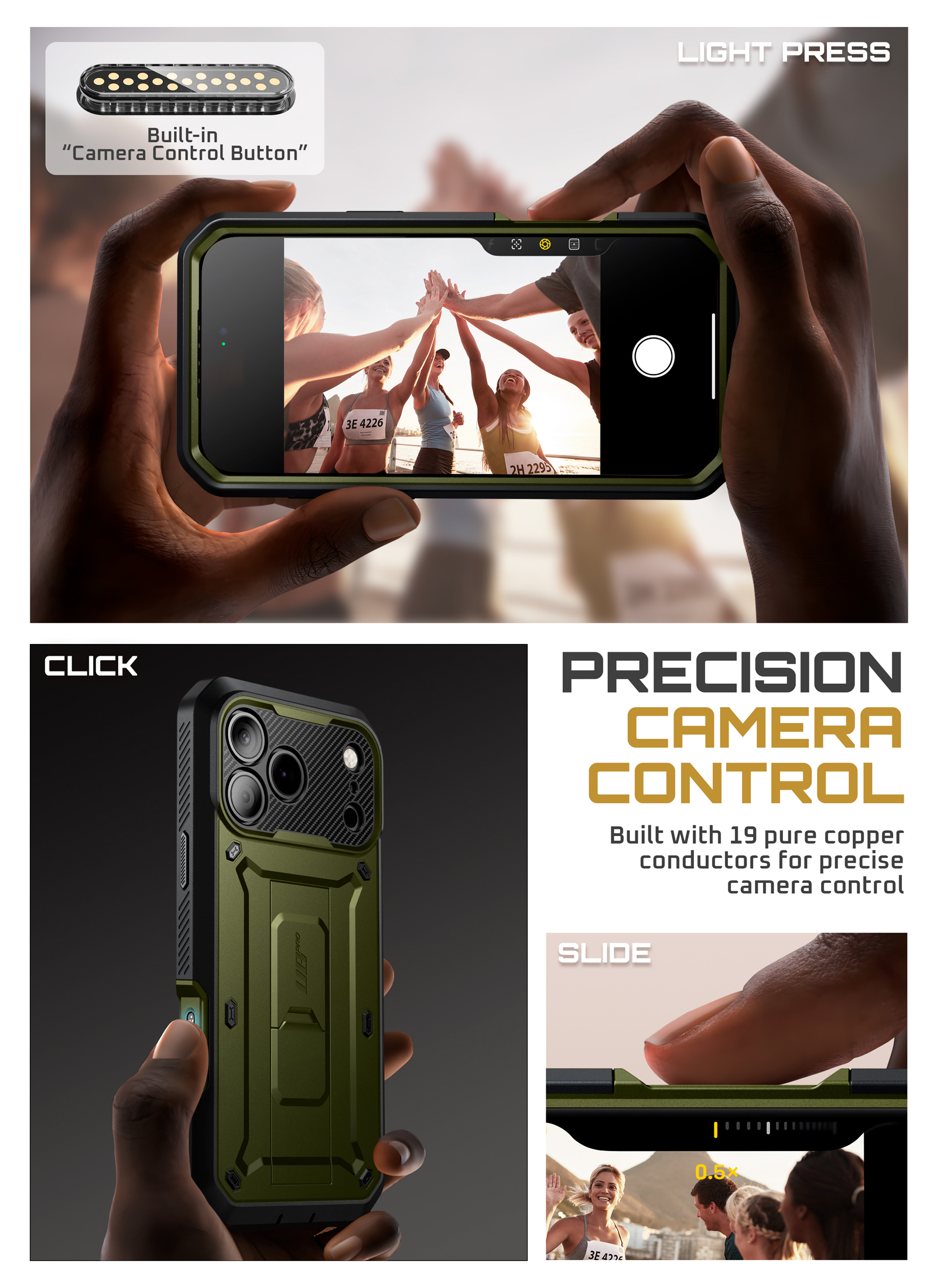 SUPCASE UB Pro for iPhone 17/17 Pro/Air/17 Pro Max Case with Camera ...