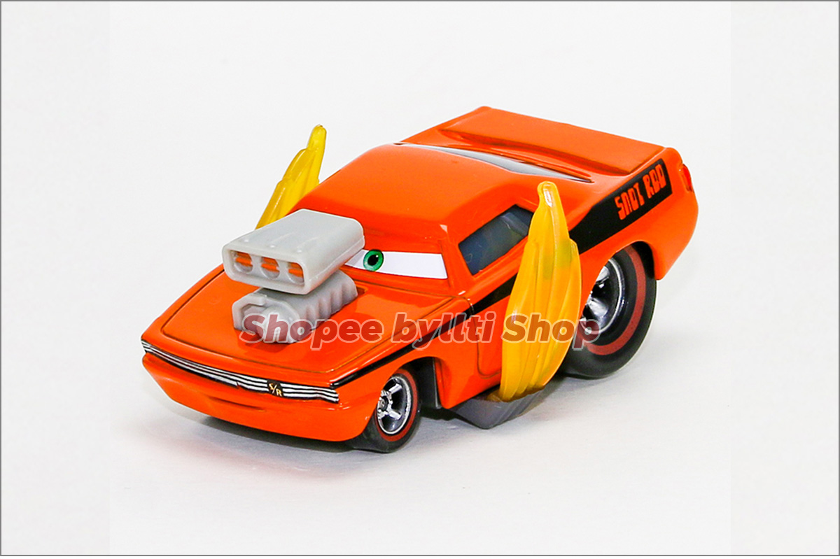 4-PACK Mattel Disney Pixar Cars Boost Snot Rod Wingo DJ 1:55 Diecast ...