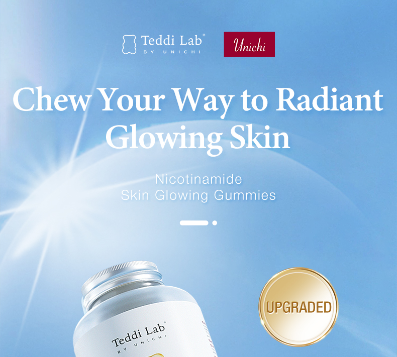 【Official】Unichi Teddi lab Gummy, Hair boost 2.0/ Nicotinamide/ Apple Cider Vinegar/ Ashwagandha ...