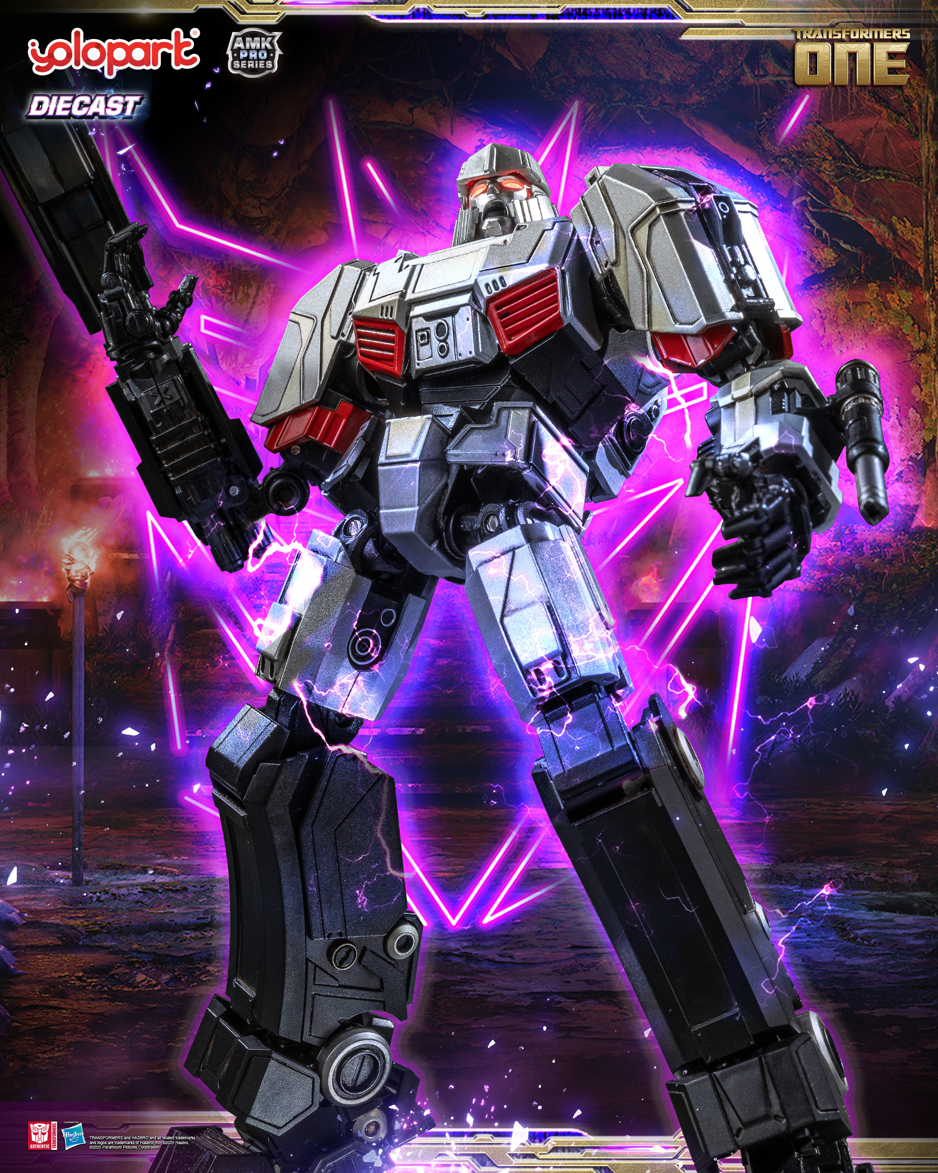 YOLOPARK TRANSFORMERS ONE:AMK Pro Series-Final Form Megatron/D-16-Model Kit | Shopee Malaysia