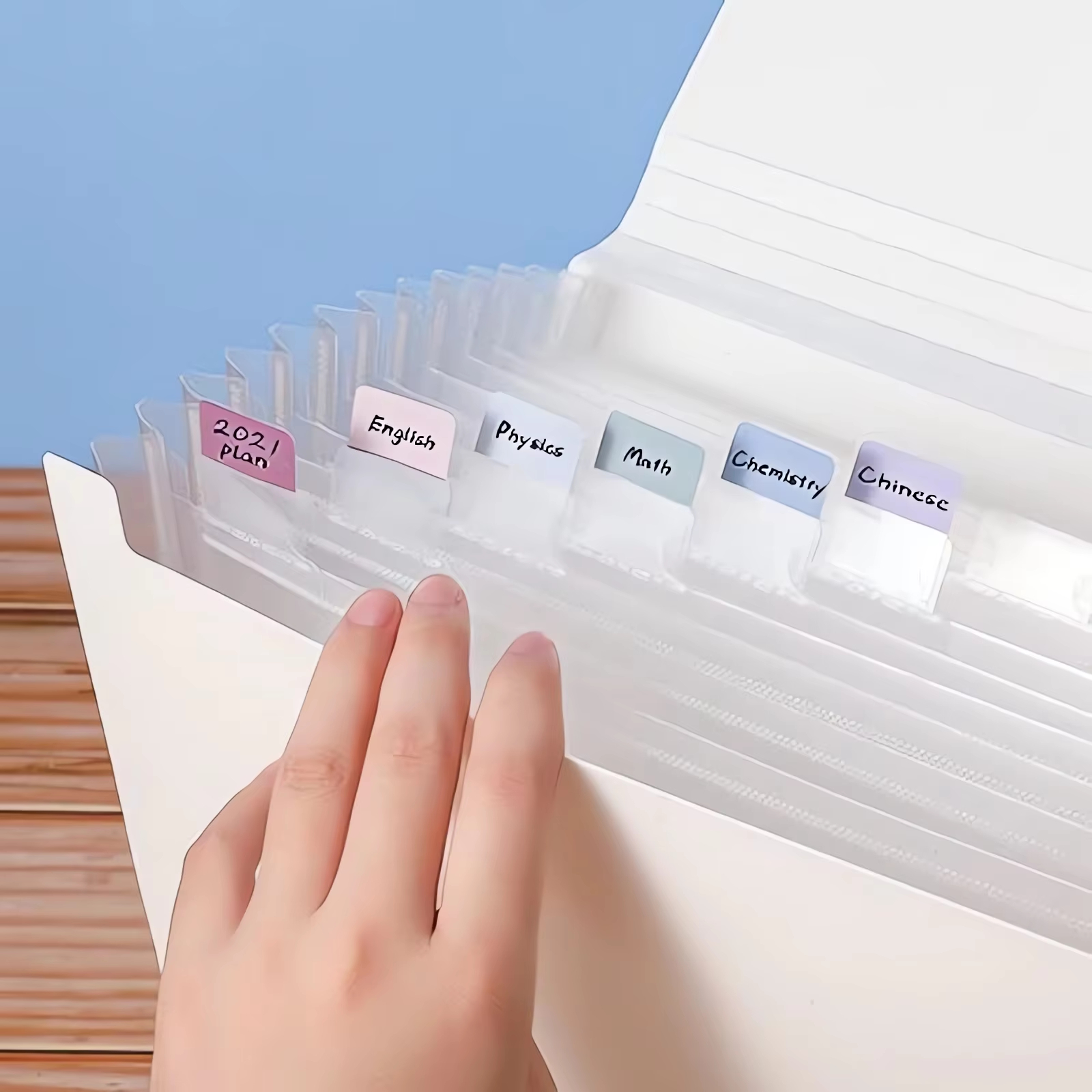 Set of 50-Sheet Colorful Index Tabs – Bright Page Markers & Sticky ...