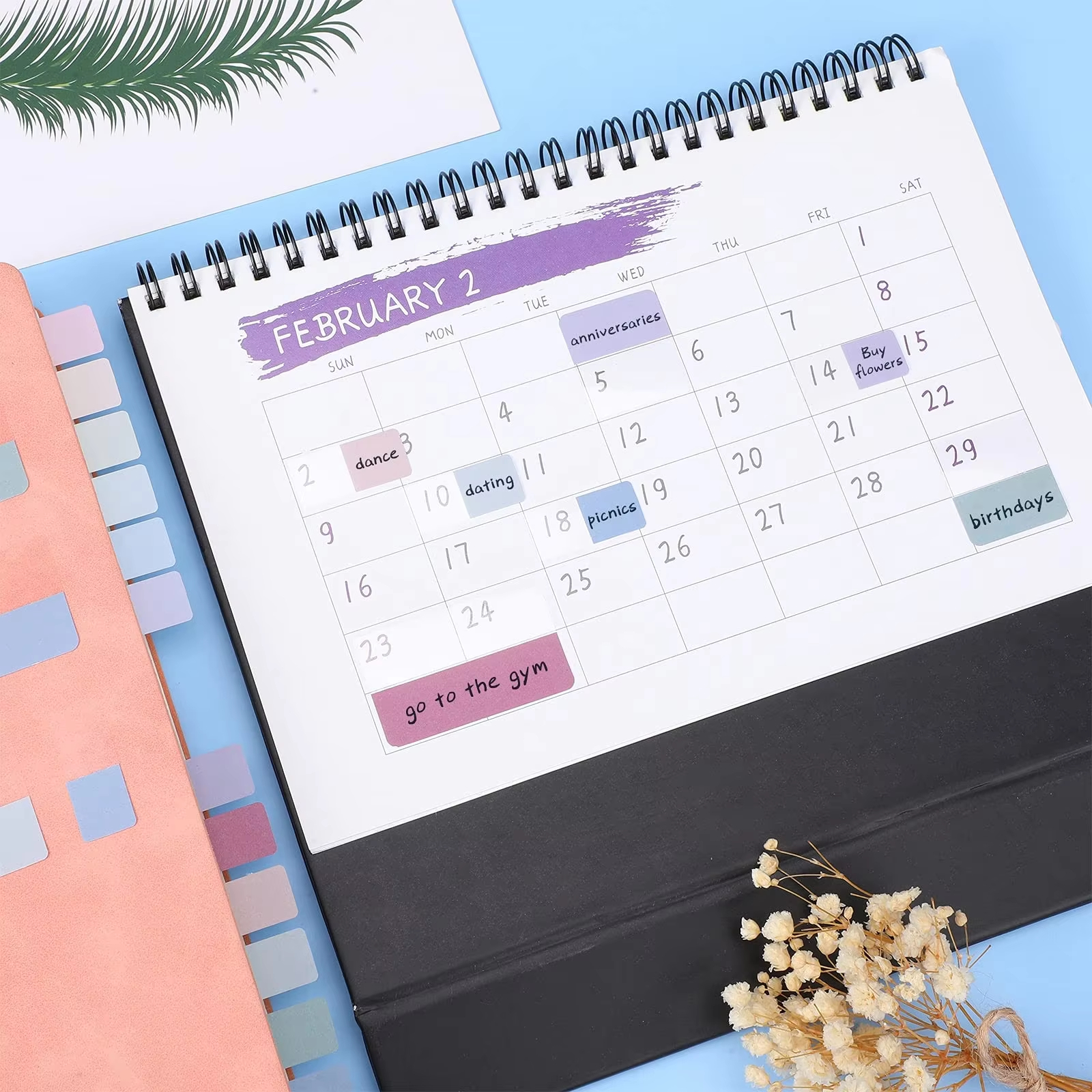 Set of 50-Sheet Colorful Index Tabs – Bright Page Markers & Sticky ...