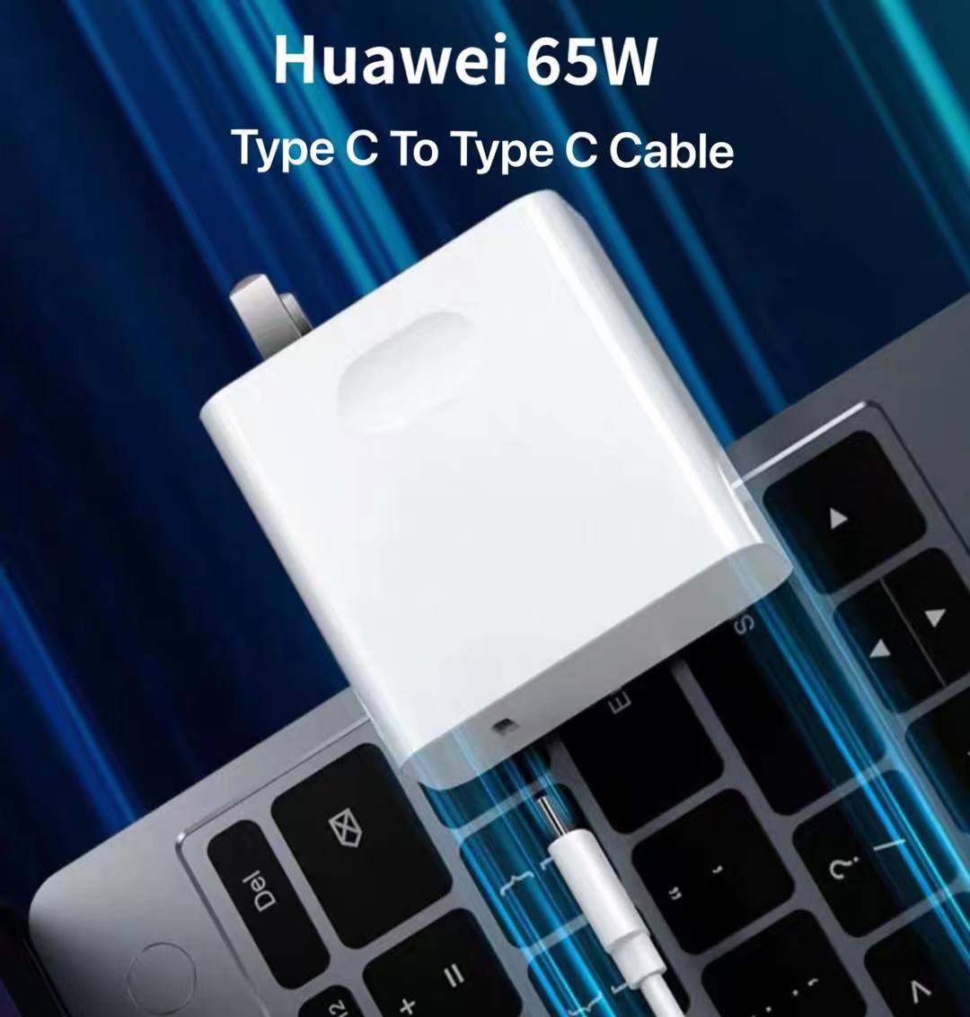 12H Deliver⚡For 65W huawei matebook Fast Charger Type-C to Type-C 1/1.5 ...
