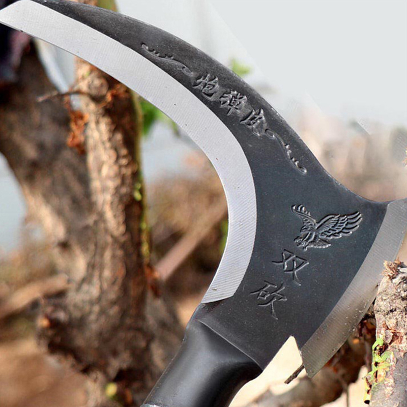 2-in-1 Sickle machete Farm Sickle Weeding Tool 64cm/100cm Harvesting ...