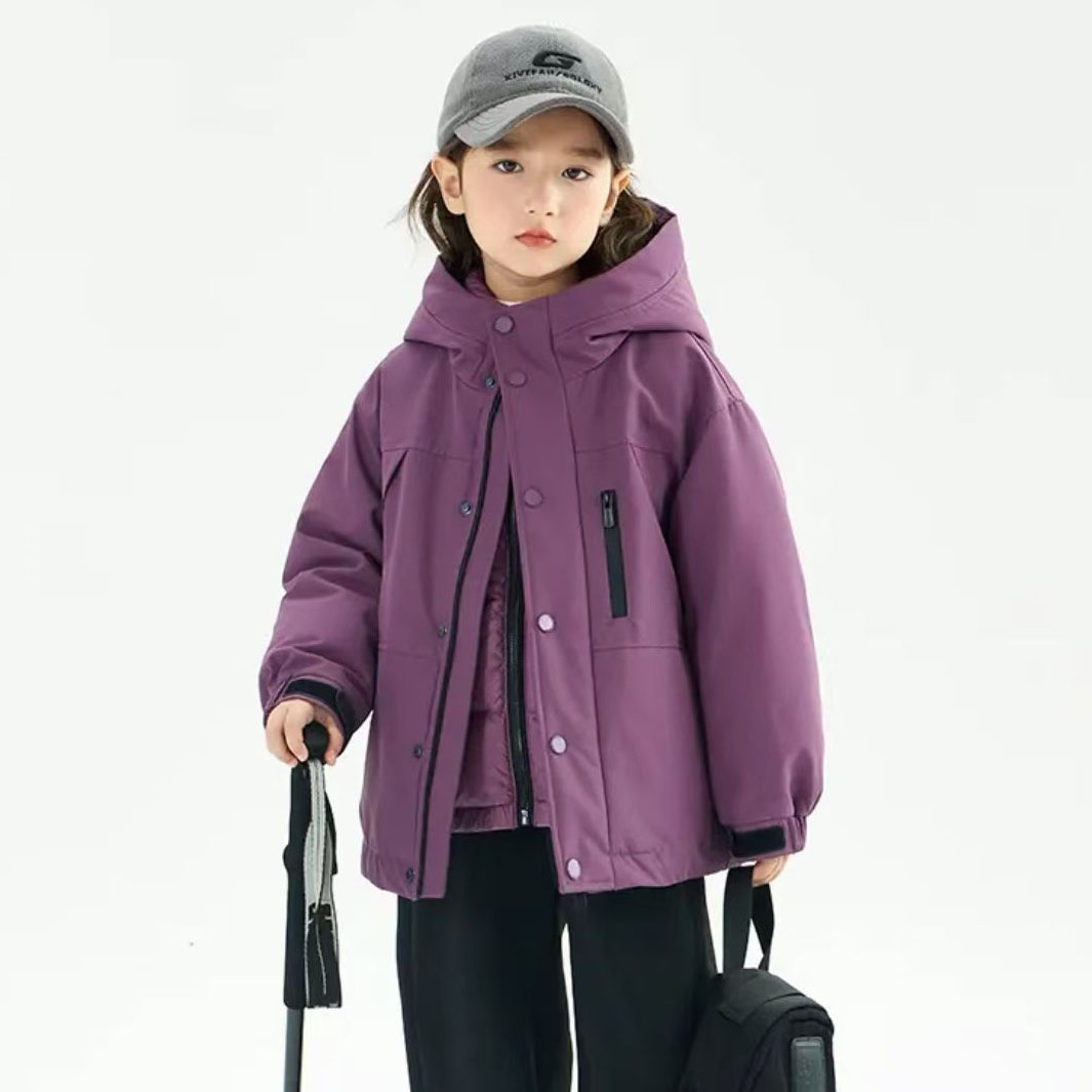 2 Pieces Kids Winter Coats Waterproof Windproof Skiing Jackets Boy Girl ...