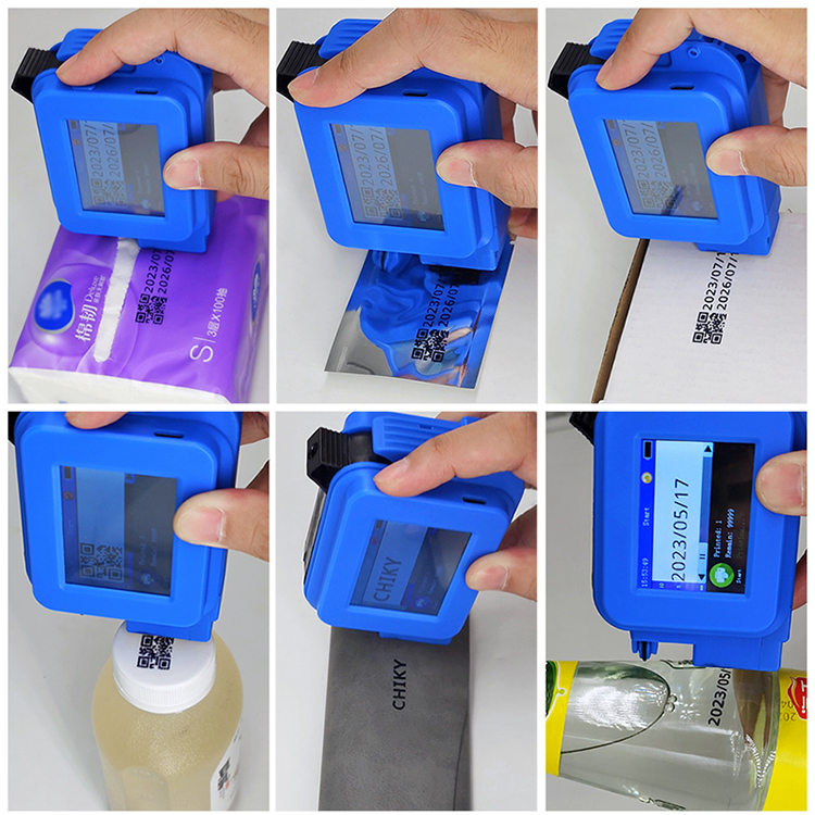 12.7mm Mini Portable Printer QR Bar Batch Code Date Number Logo Expiry ...