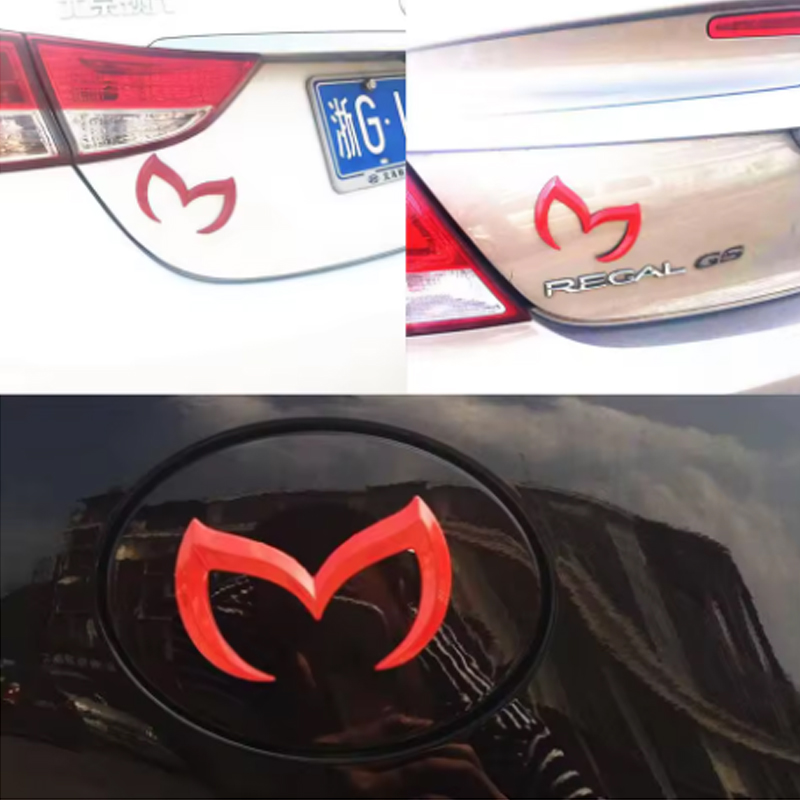 Auto 1Pc Car Styling Auto Emblem 3D Sticker Logo Stickers for Mazda 2 3 ...