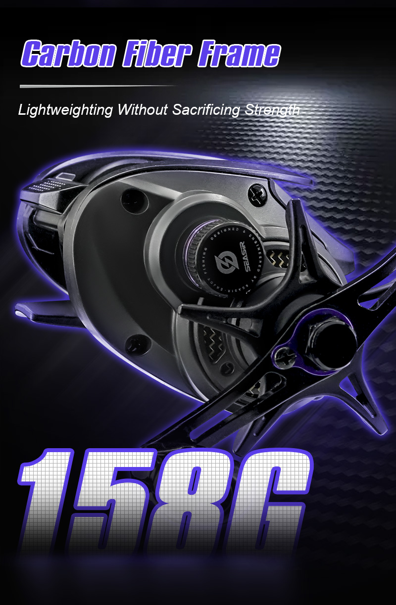 SEASIR DCT DC reel BFS Ultralight 158g Baitcasting Fishing Reel Digital ...