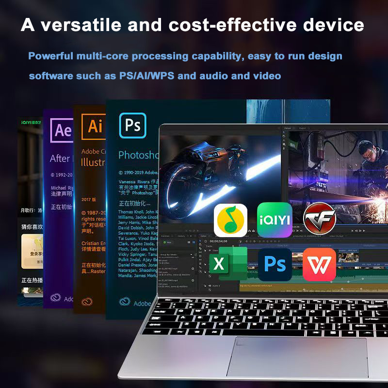 2026 Lightweight Portable Laptop Computer PC Gamer Windows 11 Intel ...