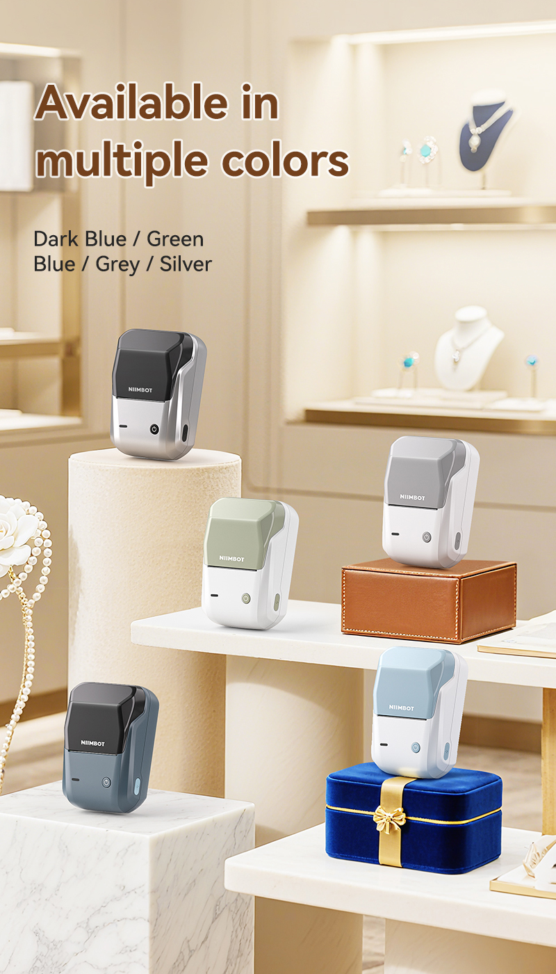Niimbot B1 Jewelry Label Printer Barcode Printer Labeling Machine ...