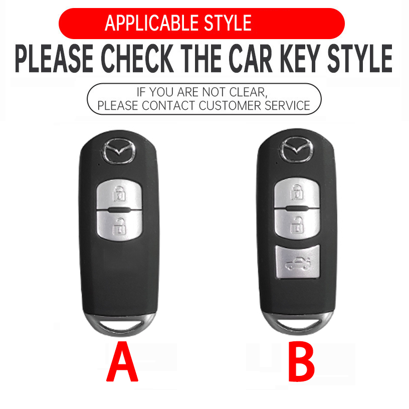 Mazda Car Key Cover for Mazda 2 3 4 5 6 Axela Atenza CX3 CX4 CX5 CX-7 ...