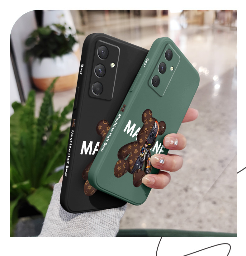 Machine Bear Phone Case For Samsung Galaxy A54 A34 A24 A14 A04 A04S ...