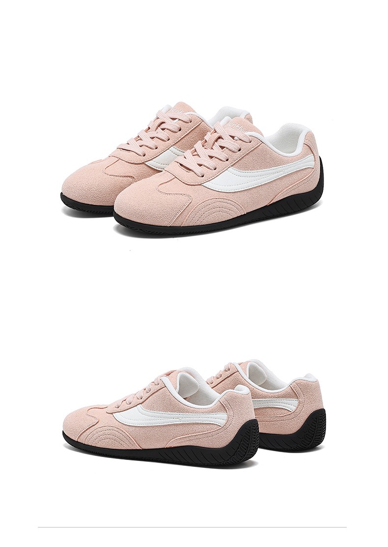DUSTO Flat Sneakers Female Soft Sole Comfortable Student Bright ...