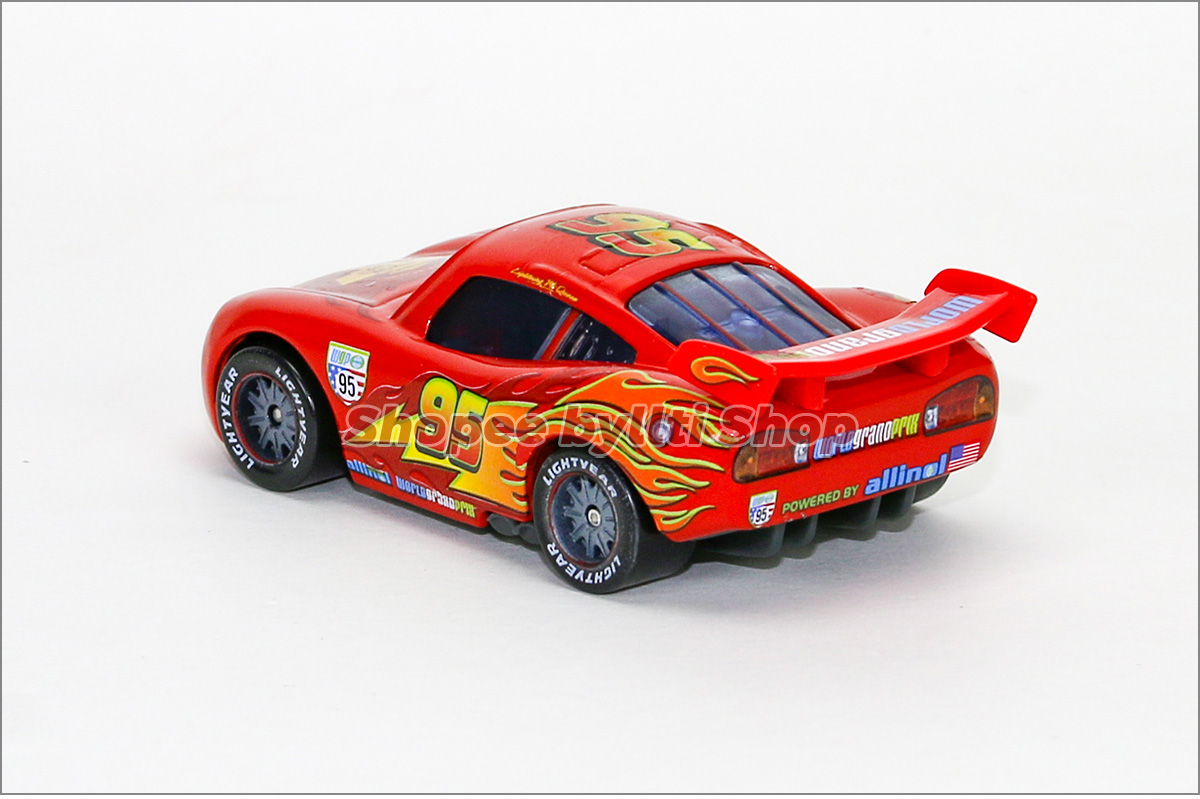 Mattel Disney Pixar Cars 2 WGP Lightning McQueen 1:55 Diecast Car ...