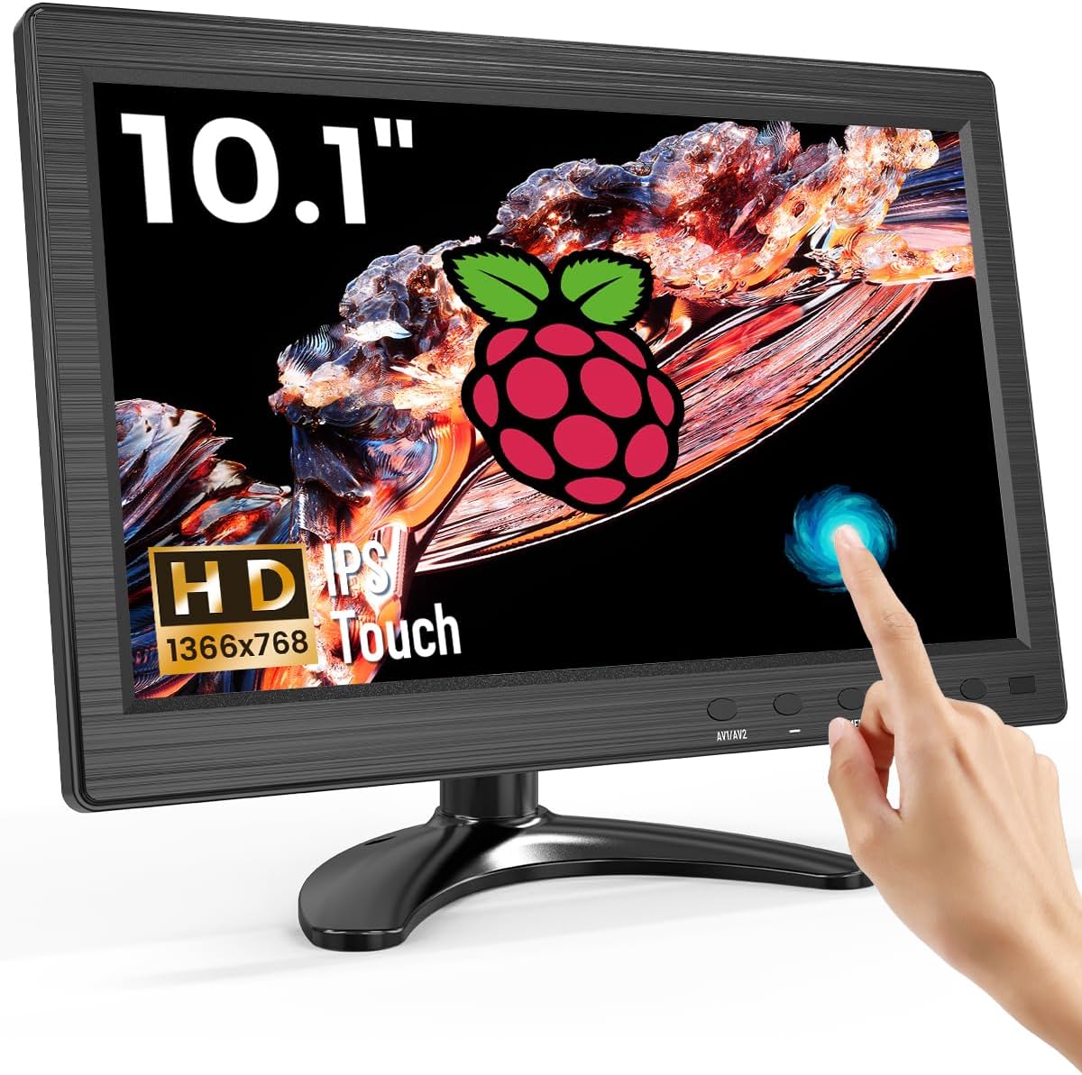 Eyoyo 10 Inch touchscreen IPS LCD Monitor 1280x800 Resolution Support ...