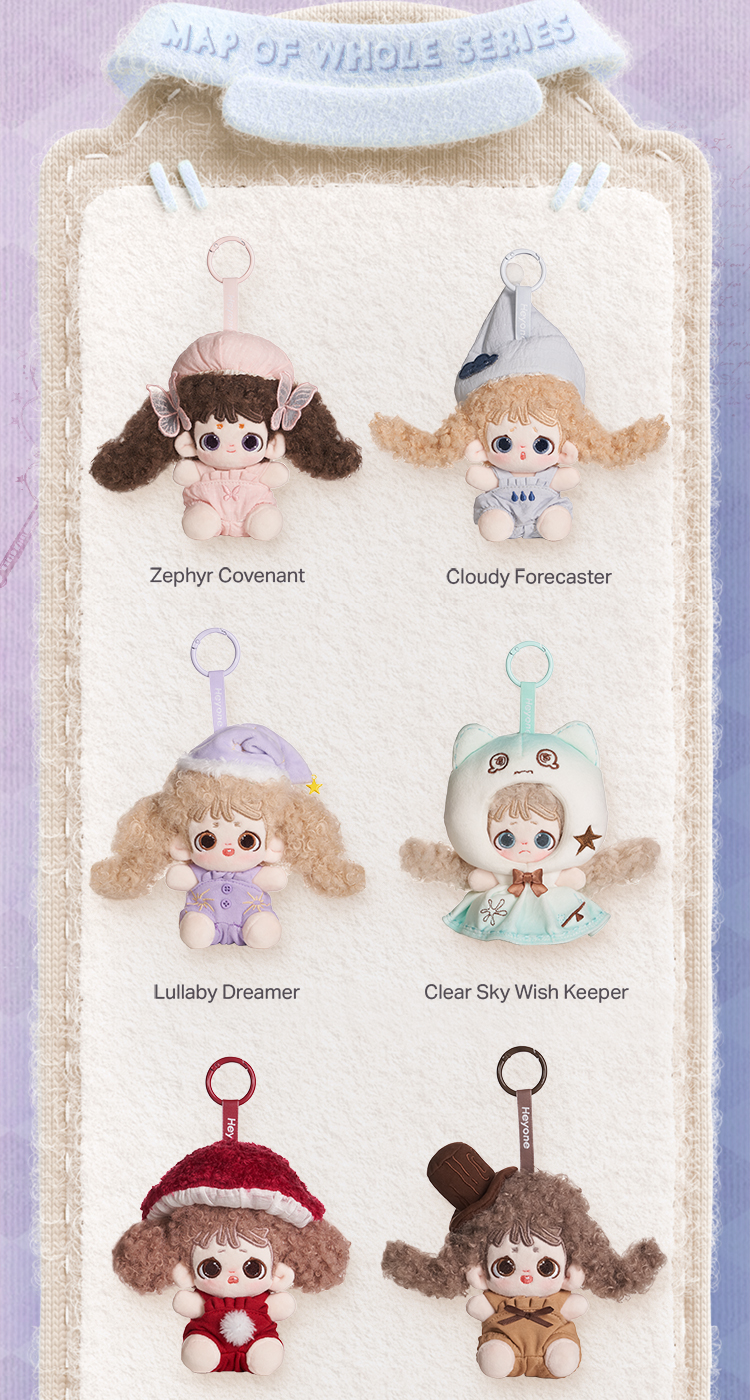 Heyone FurFur Superpower Magic Club Series Plush Doll Mystery Box Blind ...
