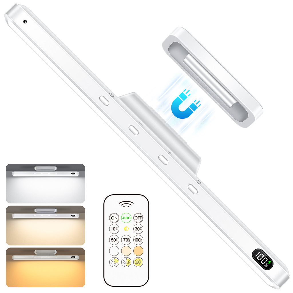 Magnetic Touch LED Strip Light With Remote Control 3/5 Colors ...