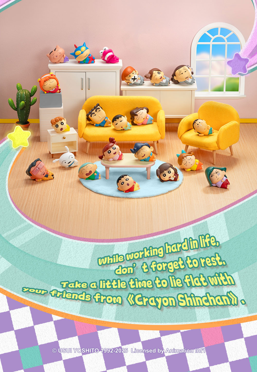 52TOYS Crayon Shin-chan MiniMe Series-Lazy Chill Series Blind Box ...