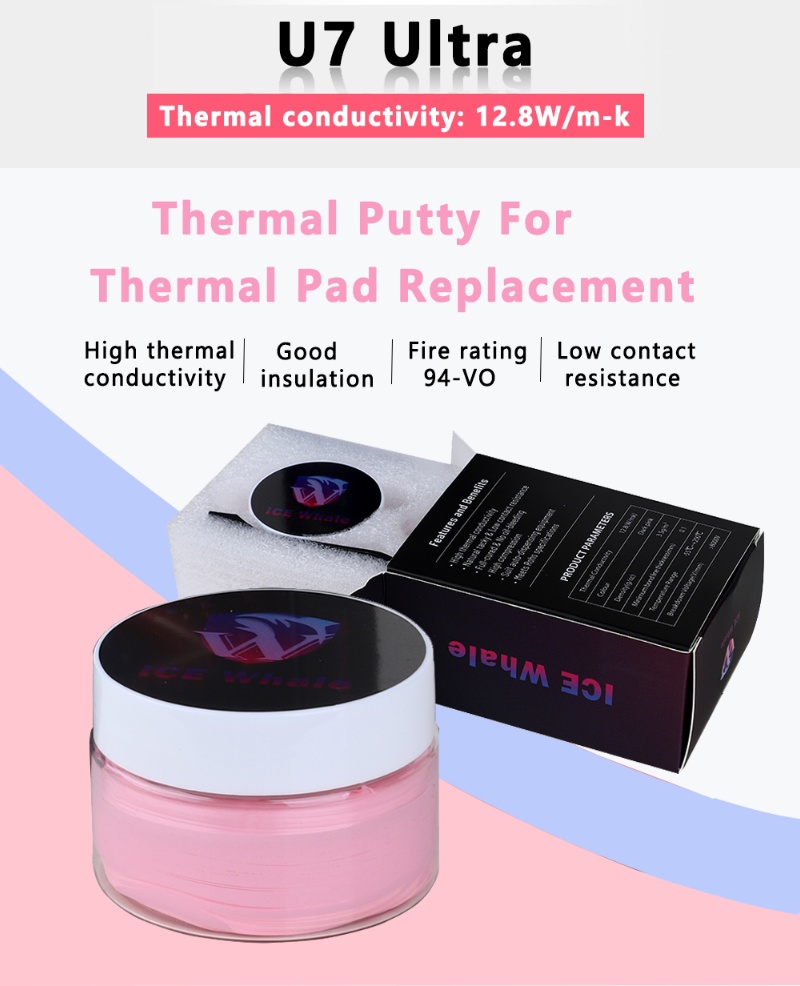 ICE Whale U7 Ultra Thermal Putty For VGA GPU IC Processor Rapid Cooling ...