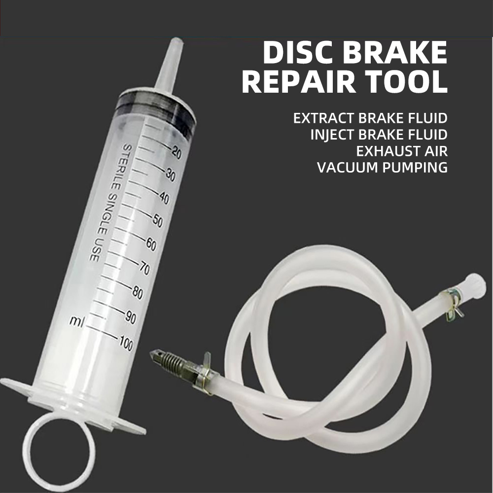 100ML Syringe Motorcycle Car Brake Bleeder Clutch Bleed Bleeding Tool ...