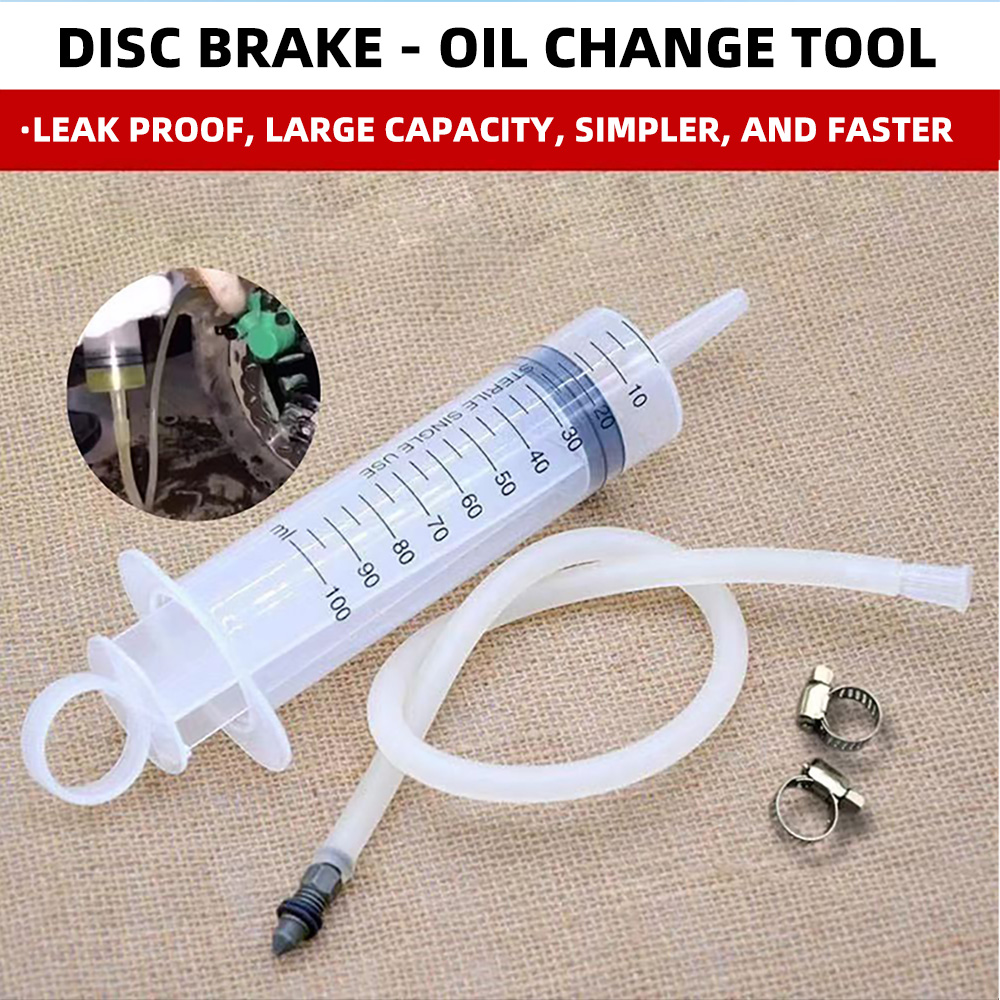 100ML Syringe Motorcycle Car Brake Bleeder Clutch Bleed Bleeding Tool ...