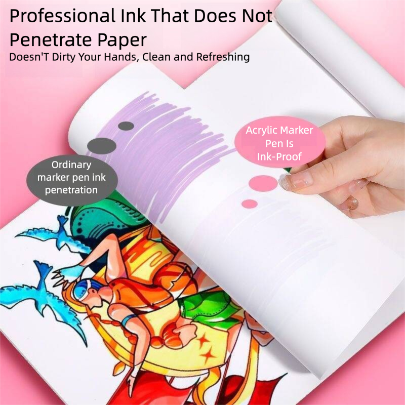 [Kapibara Marker] Kapibara Acrylic Marker Watercolor Pen 24|36|48|60|80 ...