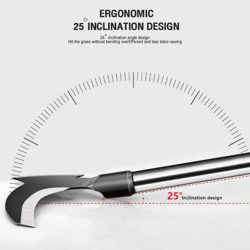 100CM Long Handle Sickle High Manganese Steel Lawn Mower And Tree ...