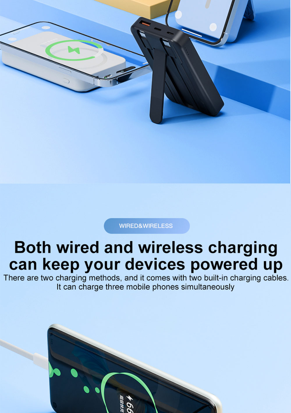 【3C Certification】3c Powerbank 20000mAh Magnetic Wireless Powerbank PD ...
