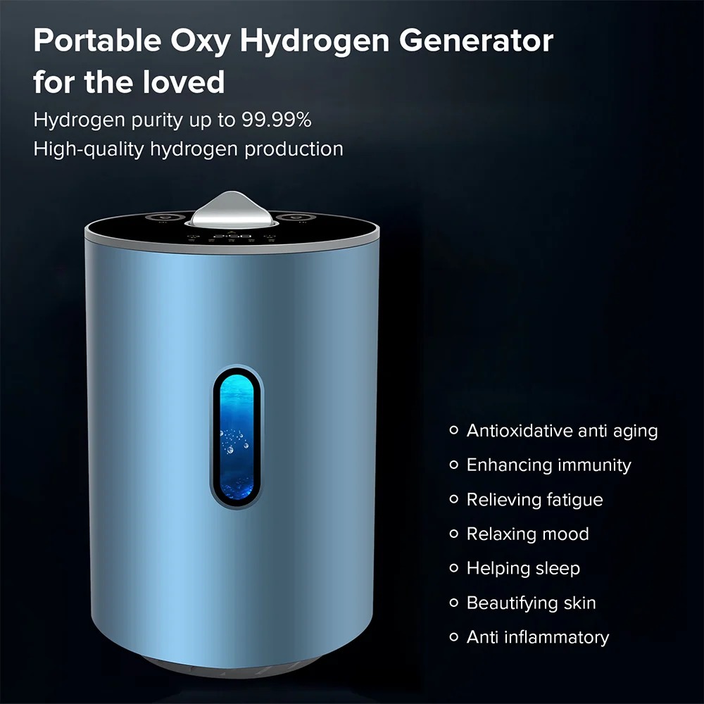 Hydrogen Inhalation Machine 225ml/min PEM Tech Hydrogen Generator 99.99 ...