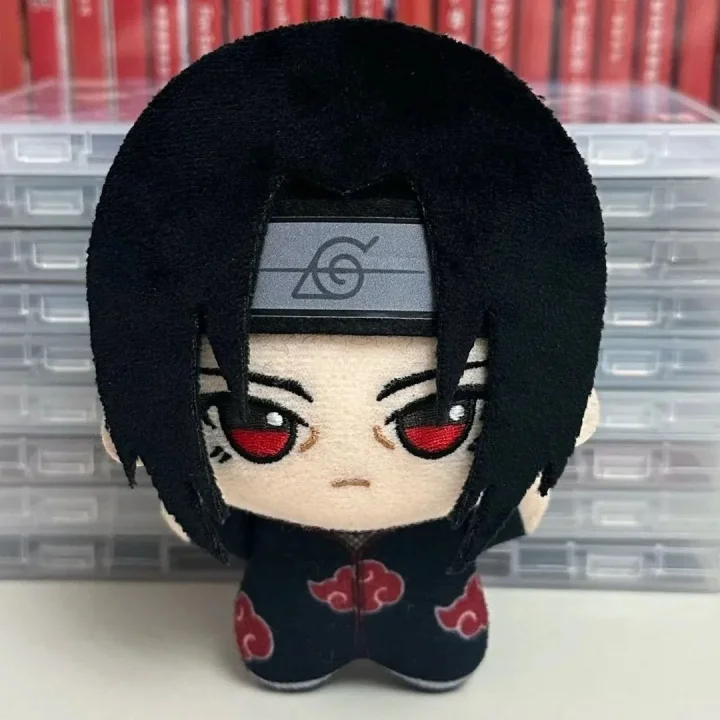 Anime Naruto Plush Dolls 10cm Uzumaki Naruto Uchiha Sasuke Obito ...