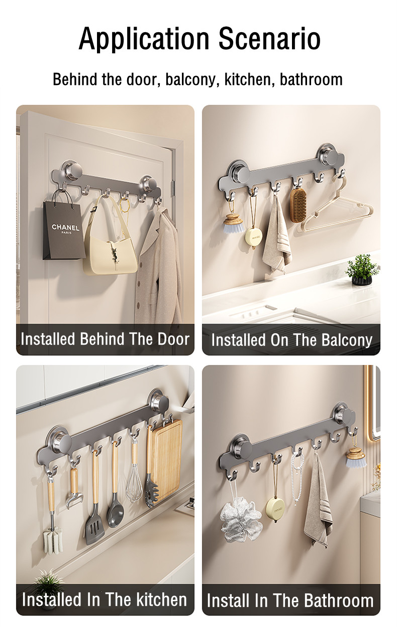【EVA】】【local delivery】Wall hook, door hook, nail free suction cup ...