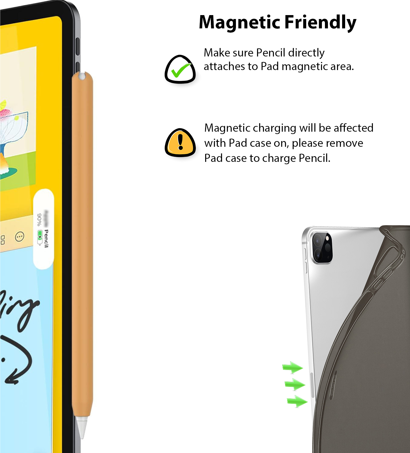 Ultra Thin Silicone Pencil Case Compatible With Apple Pencil Pro & 2nd ...