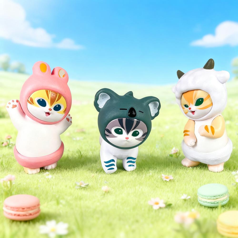 [Ready Stock] BOTOM Mofusand FLUFFY PARTY Blind Box Figure Full Set ...