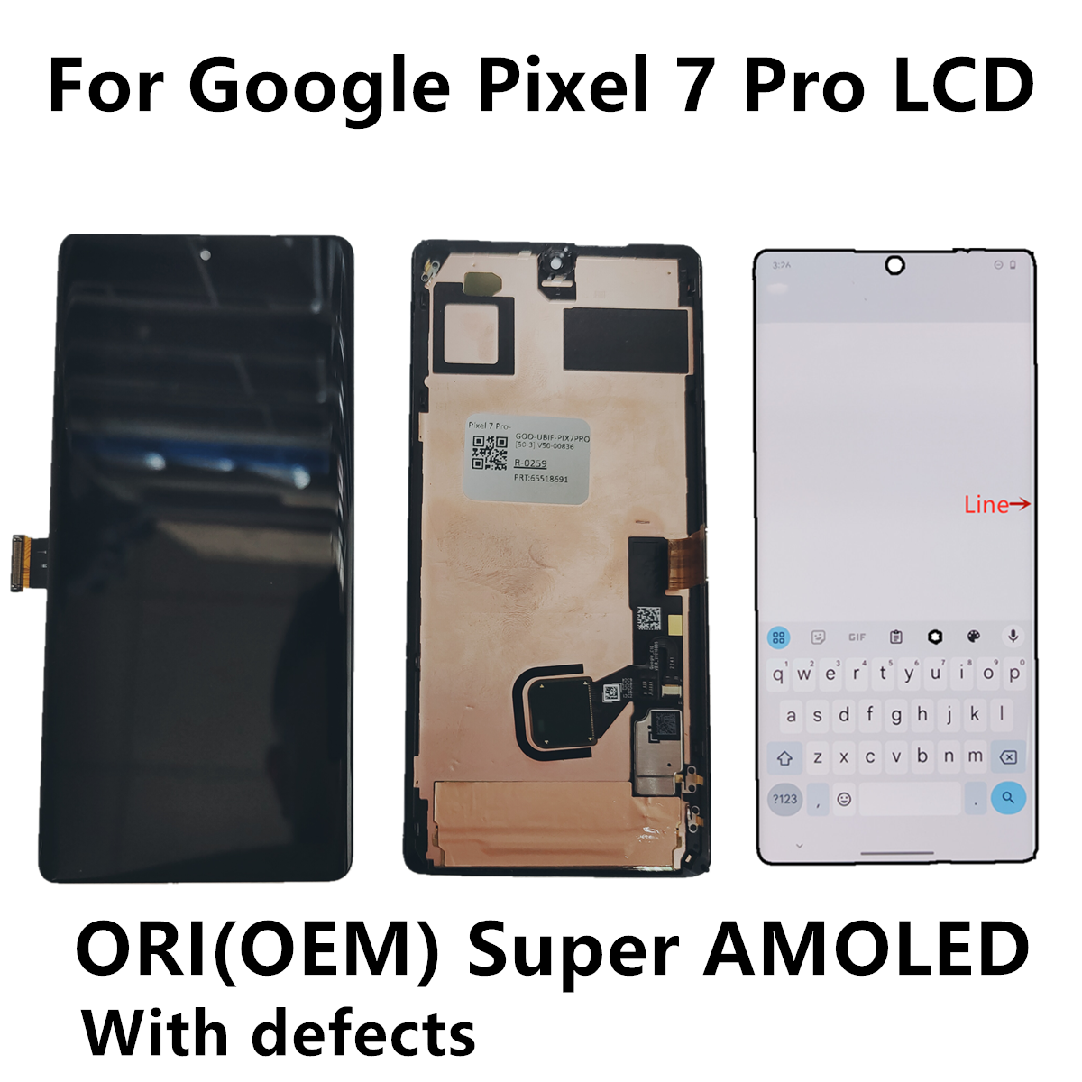 Original 120HZ Super AMOLED For Google Pixel 7 Pro LCD For Google 7Pro ...
