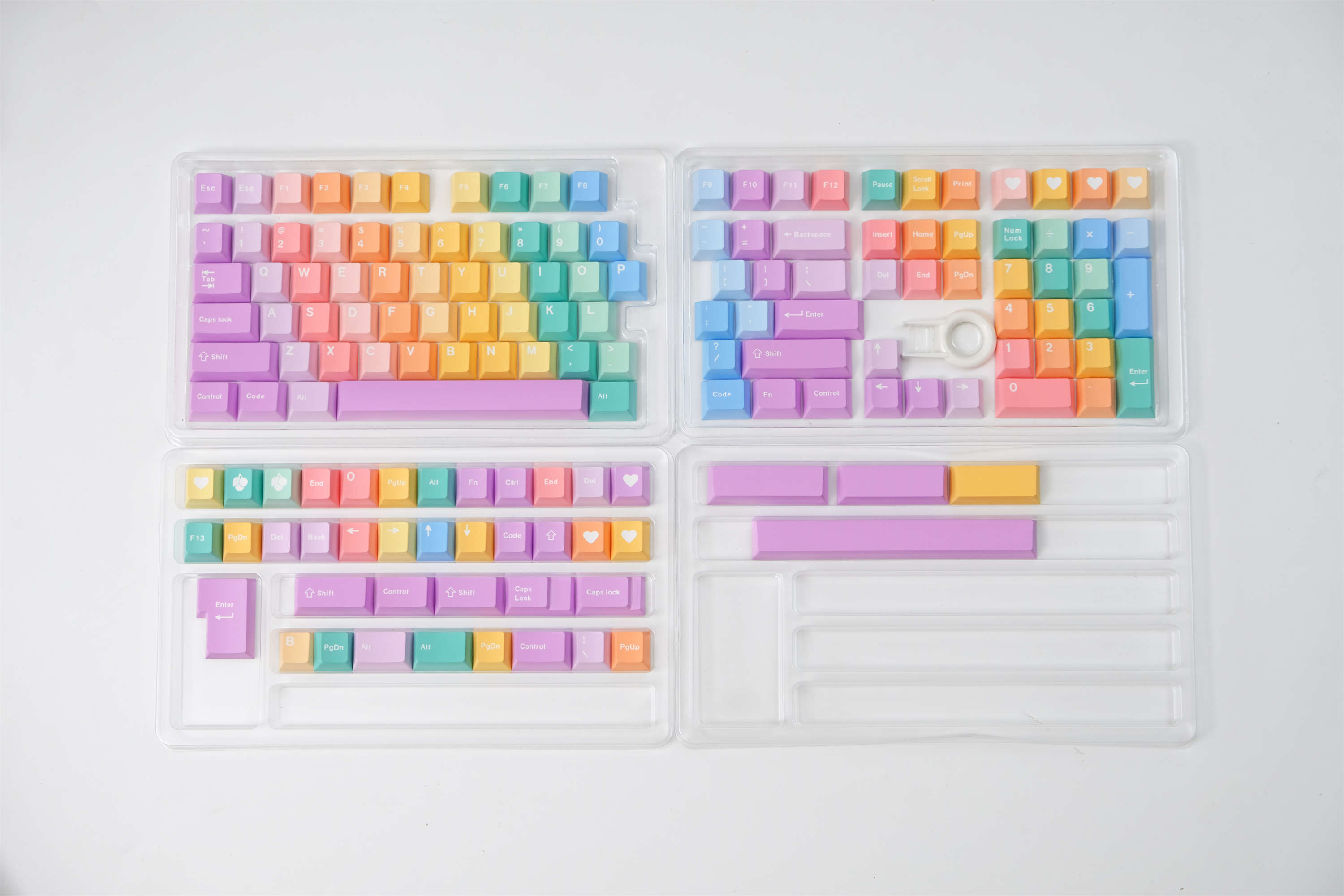 Gummy Keycaps 151 Key PBT Keycap Cherry Profile DYE-SUB Wooting For MX ...