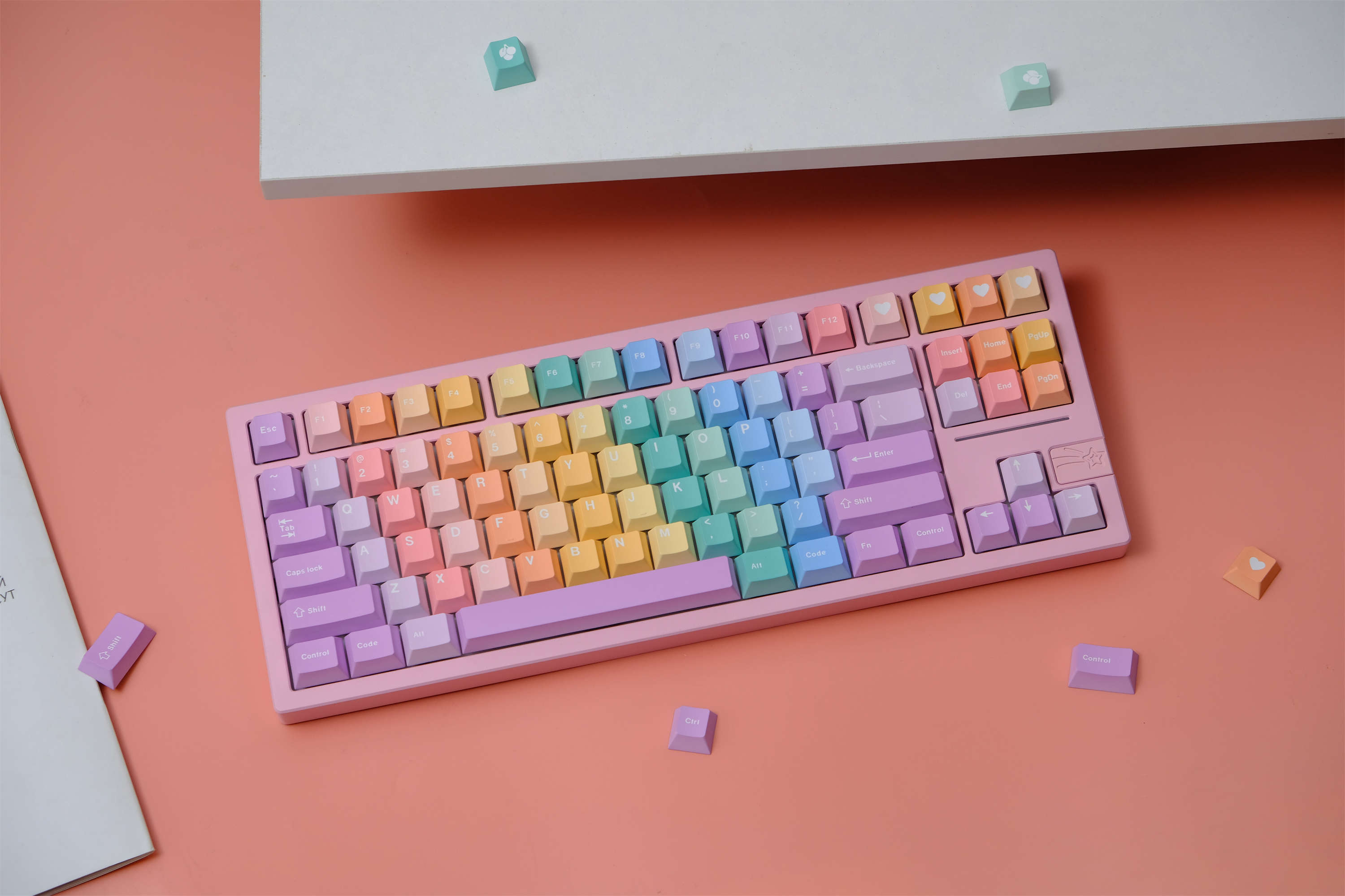 Gummy Keycaps 151 Key PBT Keycap Cherry Profile DYE-SUB Wooting For MX ...