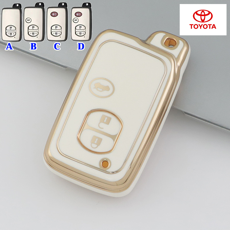 TOYOTA tpu car keychain car key cover Land Cruiser Prado Highlander ...