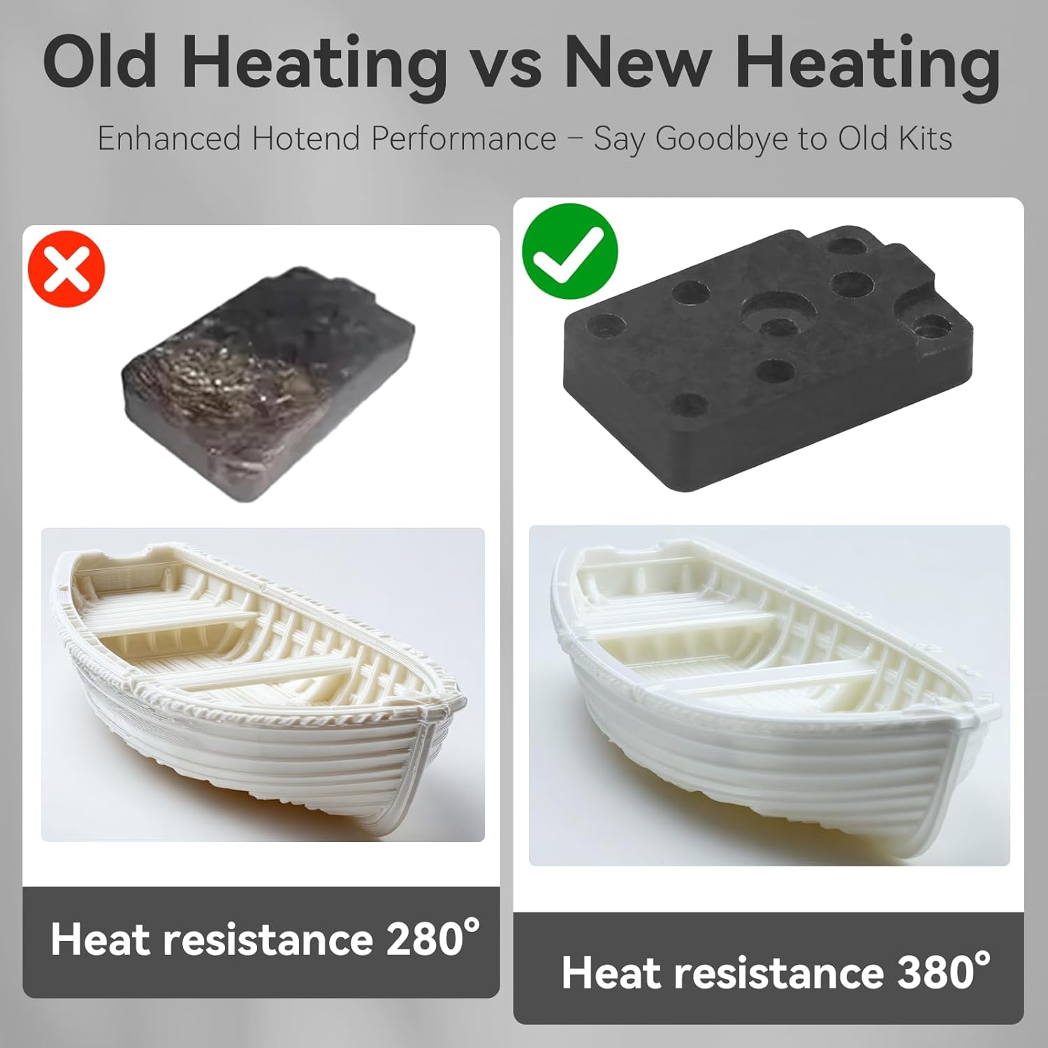 【UniTak3D】Upgraded Hotend Heating Assembly Kit for Bambu Lab A1/A1 Mini ...