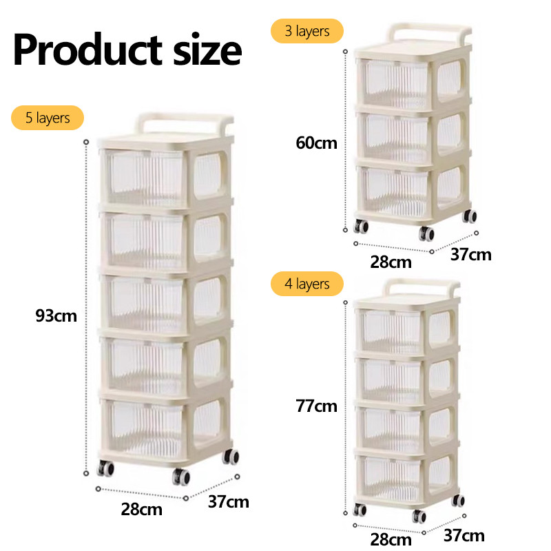 Rak Snek Drawer Cabinet Stroller Baby Storage Rack Cabinet Removable ...