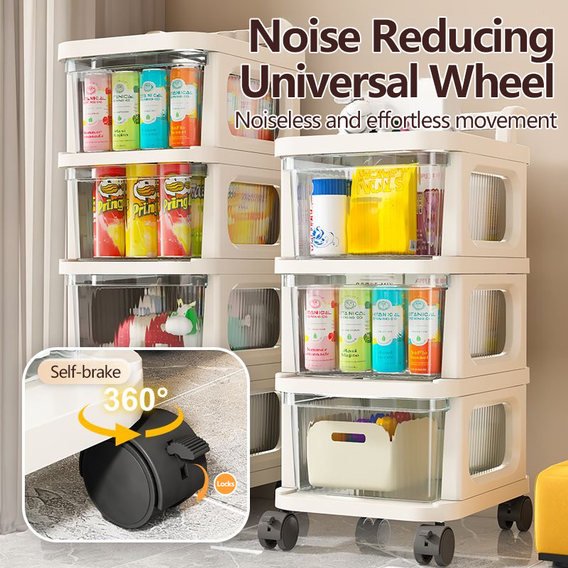 Rak Snek Drawer Cabinet Stroller Baby Storage Rack Cabinet Removable ...