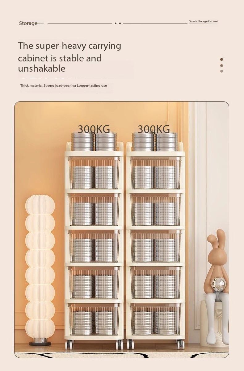 Muji Trolley Rack Drawer Cabinet Stroller Baby Storage Rack Trolley ...