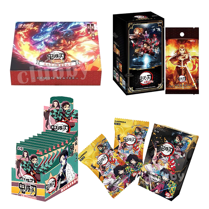 Full box Demon Slayer Thick Card Akaza Shinobu Rare SSP/GSP/LGR kad ...