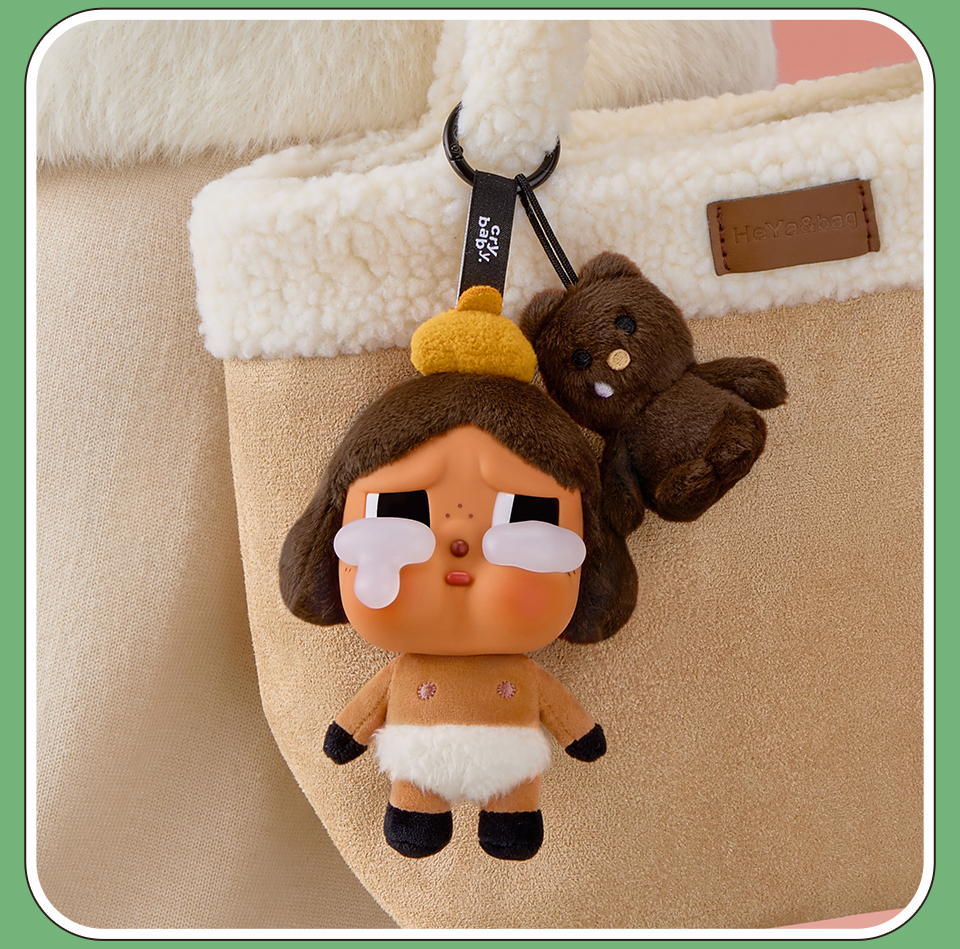 POP MART CRYBABY Crying Again Series-Vinyl Face Plush Blind Box Action ...